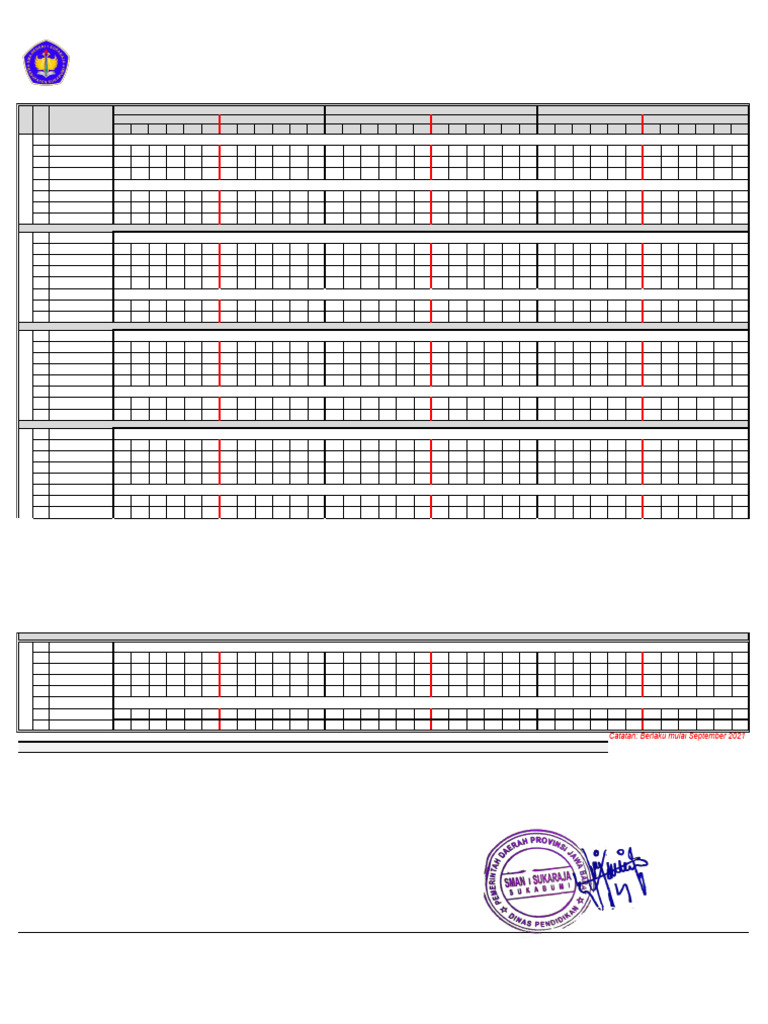 Jadwal PTMT SMT 1 2021-2022 | PDF