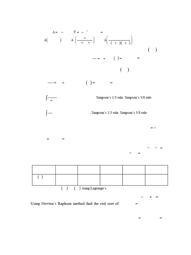 Sample Question - NM | PDF | Algorithms And Data Structures | Mathematical Analysis