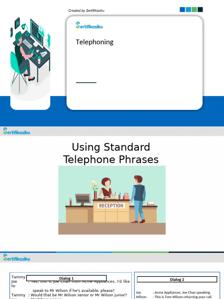 4 - Telephoning | PDF