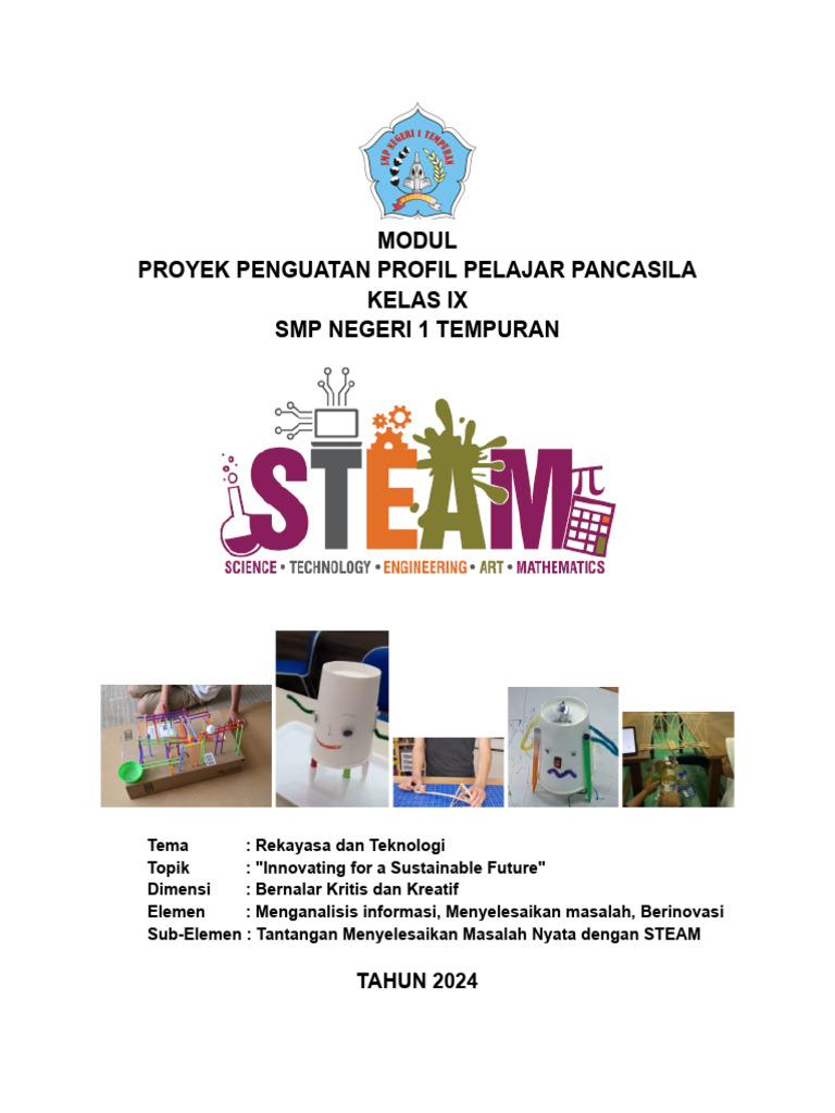 MODUL P5 Kelas IX STEAM | PDF