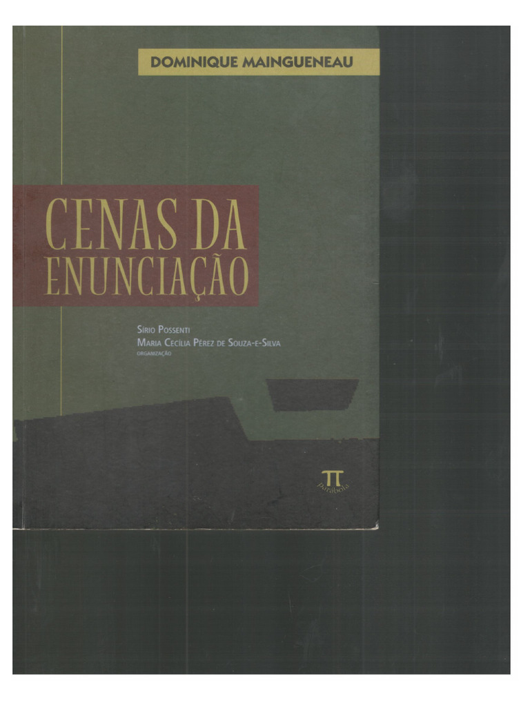 Conceitos AD DMaingueneau Discursos Constituintes | PDF