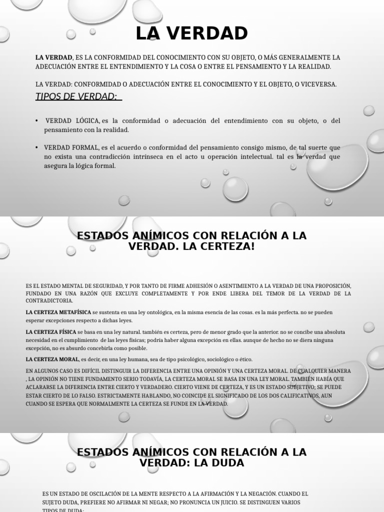 La Verdad | PDF