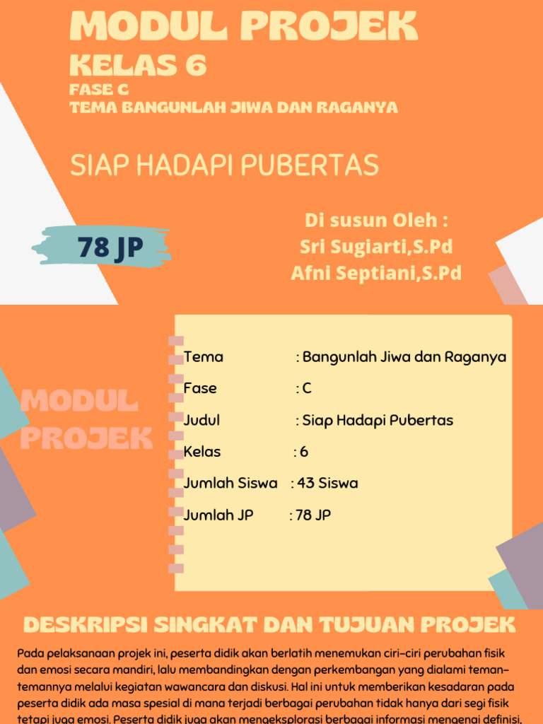 P5 Kelas 6 Tentang Pubertas | PDF