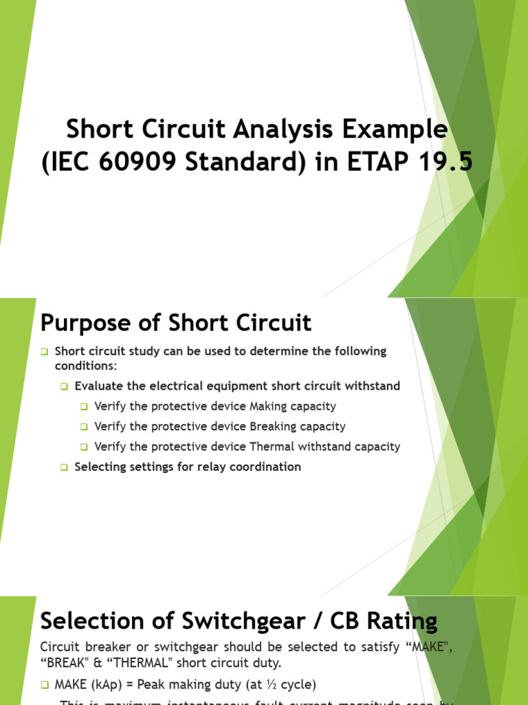 6.1 Topic 6c - Short Circuit Analysis Example - (CourseWikia - Com) | PDF