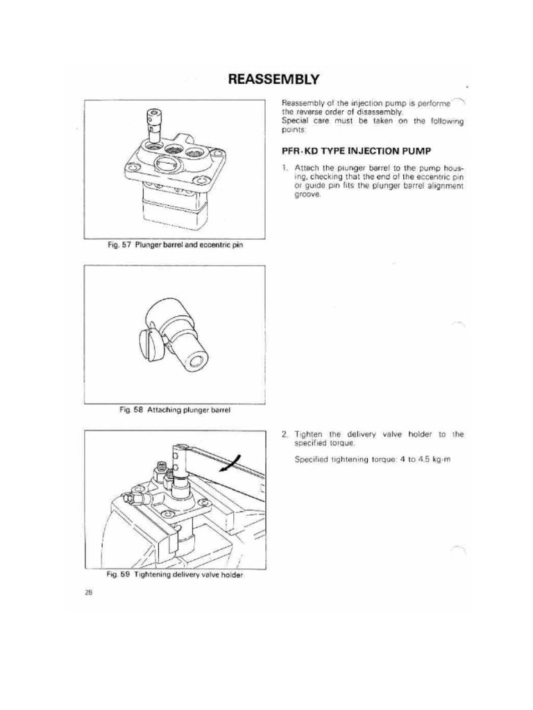 Kubota Injection Pump Rack Timing | PDF