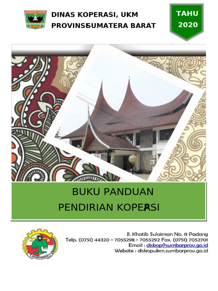 Buku Panduan Pendirian Koperasi | PDF