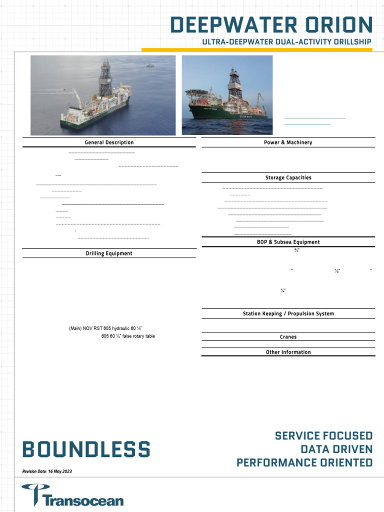 Deepwater Orion | PDF