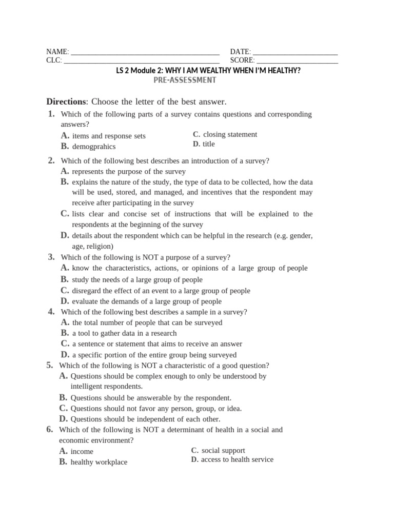 Activity LS 2 M 2 | PDF