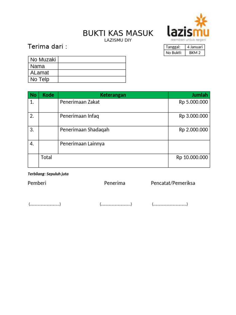 bukti-kas-masuk | PDF