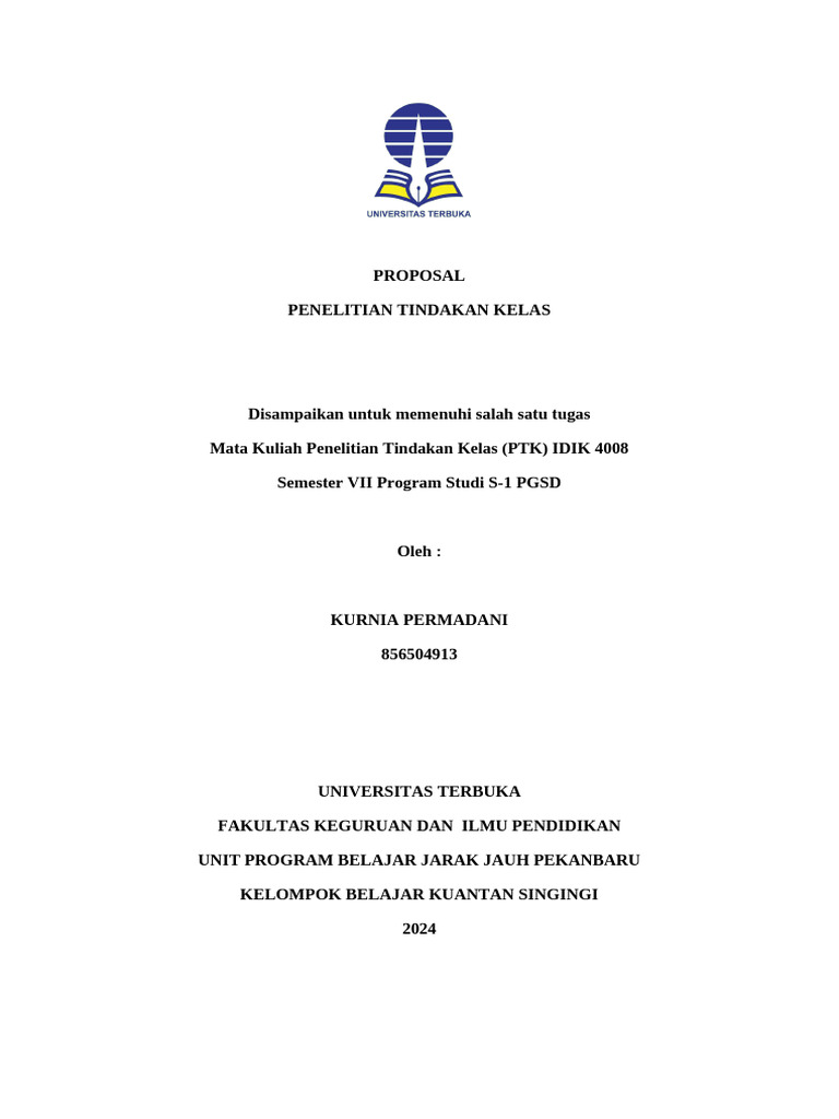 Kerangka Proposal Kurnia | PDF