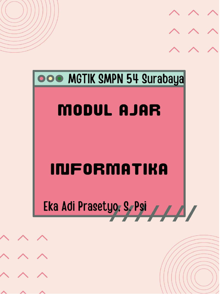 Modul Ajar - Berpikir Kumputasi P.eka | PDF