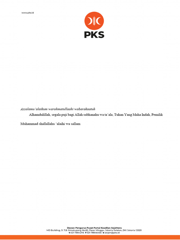 10 Surat Edaran BPKK - Harganas 2024 - 1406 | PDF