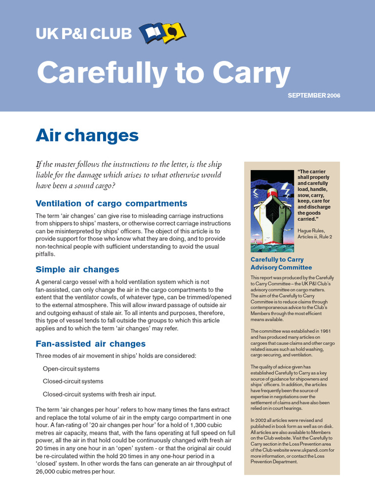 Air Changes Ventilation | PDF