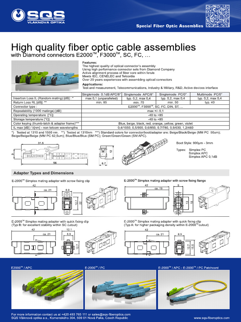 Diamond Optical Connectors | PDF