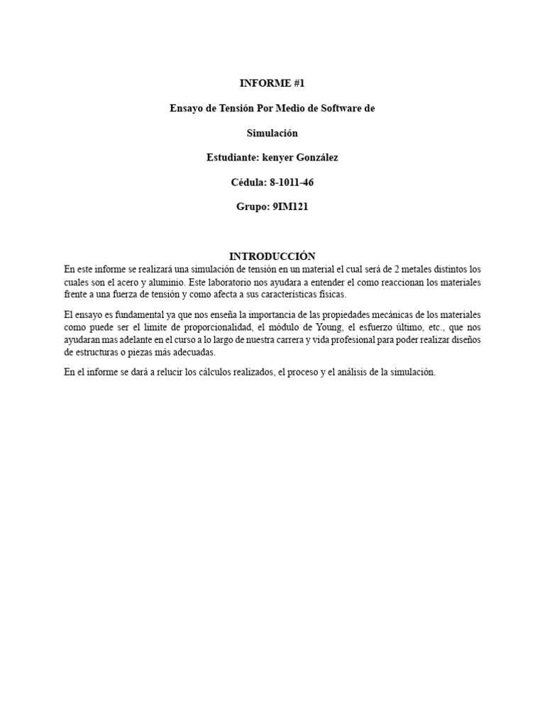 informe #1 | PDF