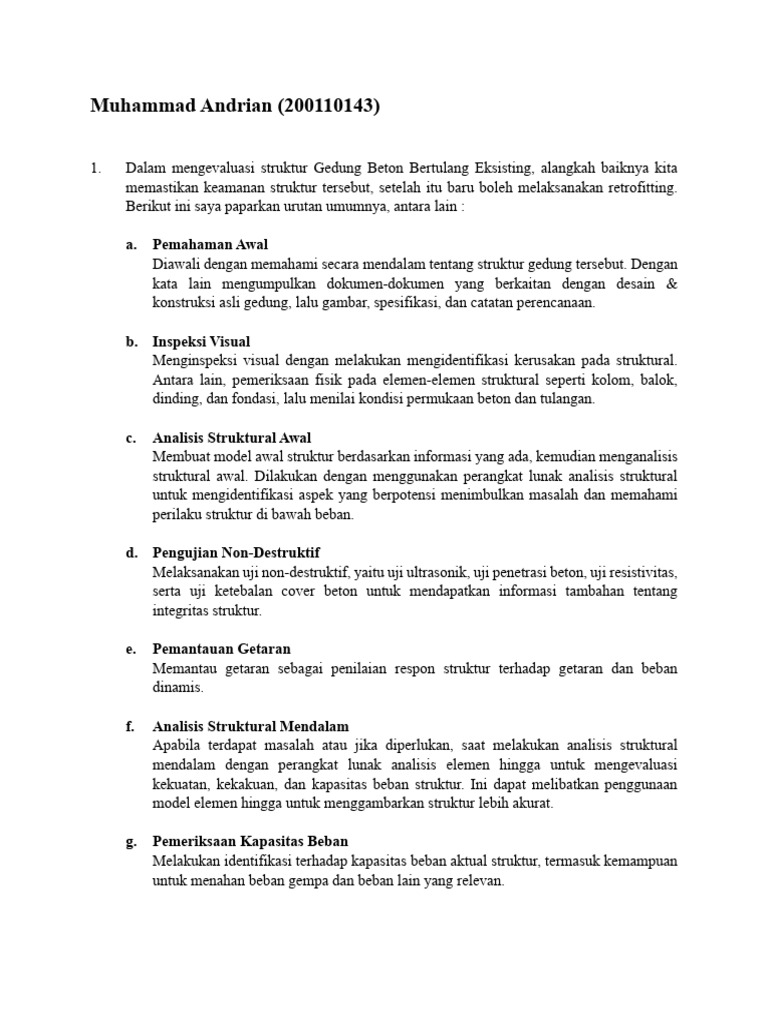 Muhammad Andrian - 200110143 - Tugas I Peraawatan | PDF