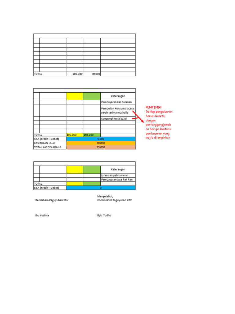 Contoh Buku Kas Perum | PDF