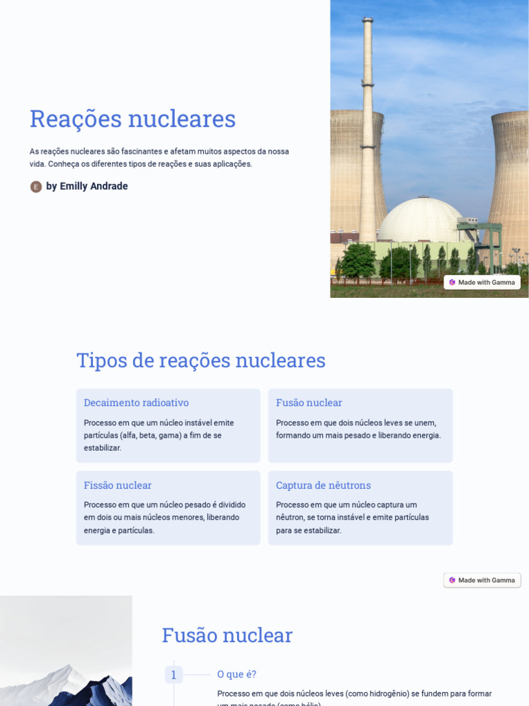 Reacoes Nucleares | PDF