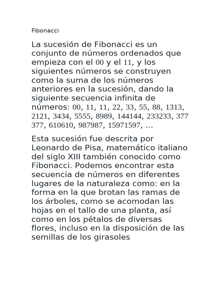 Fibonacci 2 | PDF