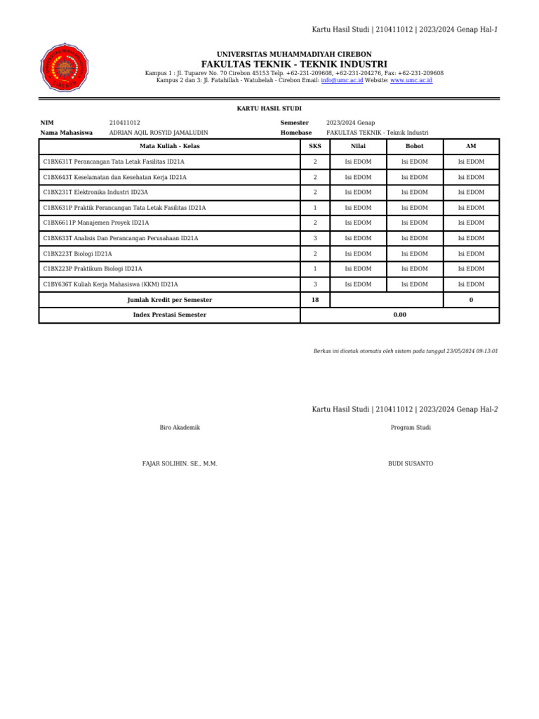 KHS 20232 210411012 | PDF