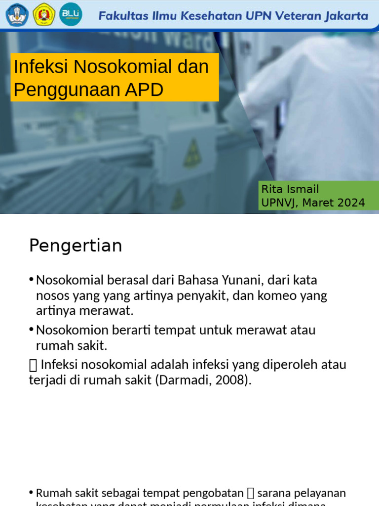 2024 - Infeksi Nosokomial - APD | PDF