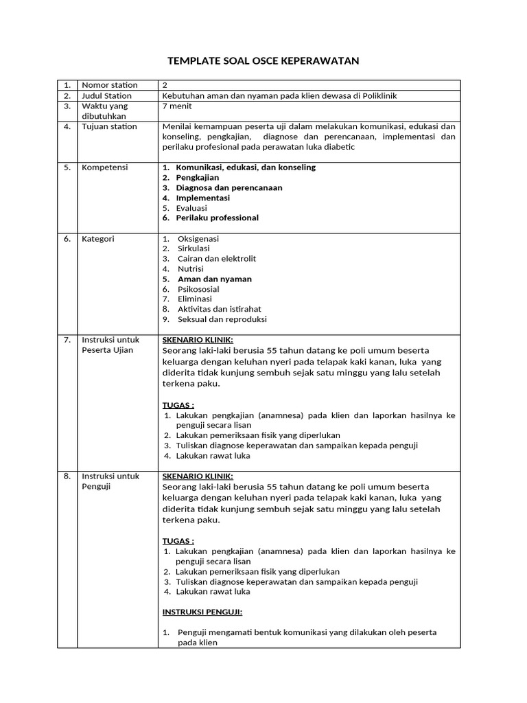 Osce Rawat Luka | PDF