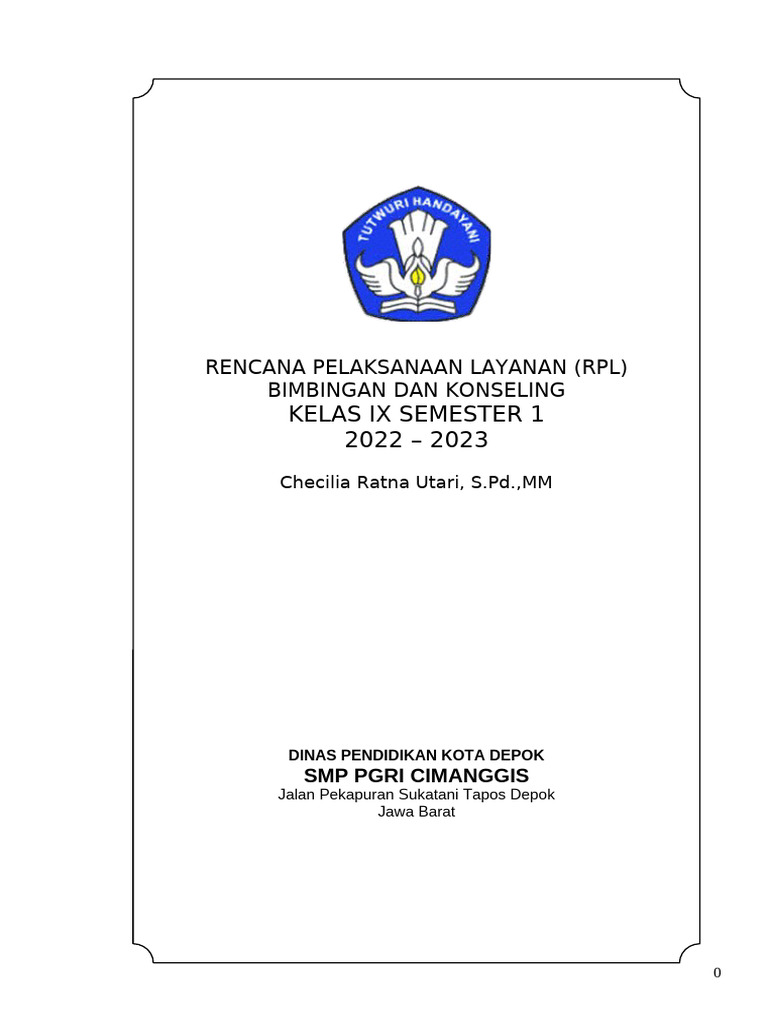 6 RPL BK Klasikal Ix Semester I | PDF