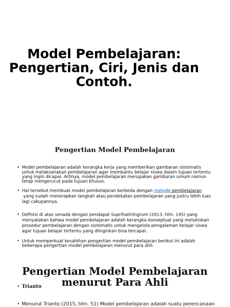 10.model Belajar | PDF