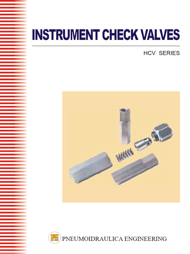 1339-Instrument Check Valves 2011 | PDF