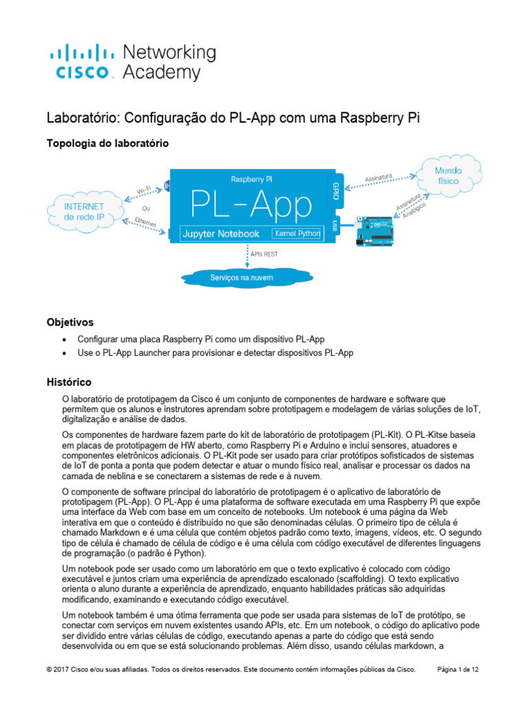 2.2.2.5 Lab - Setting Up PL-app With The Raspberry Pi | PDF