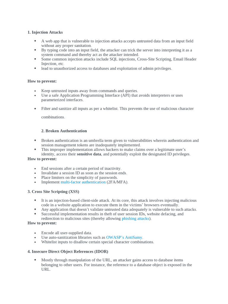 Unit 1 - Recognizing Web Application Security Threats | PDF Unit 1 - Recognizing Web Application Security Threats | PDF