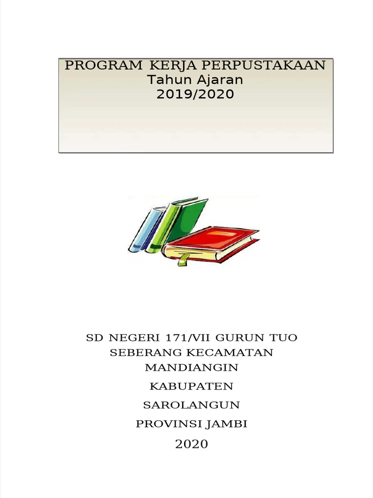 PDF Program Perpustakaan SD Contoh 1 Compress | PDF