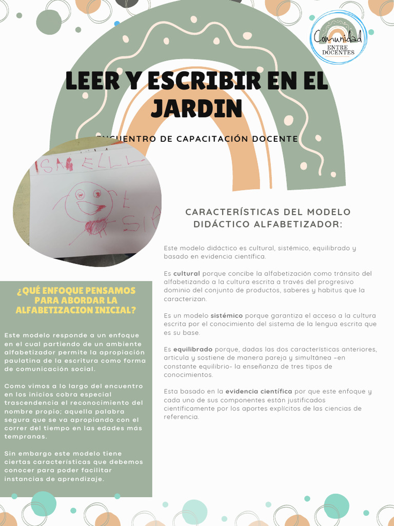 Leer y Escribir en El Jardin | PDF
