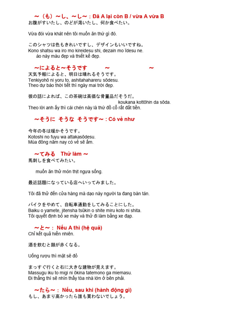 (Tailieutiengnhat - Net) 63 Mau Cau Ngu Phap n4 | PDF