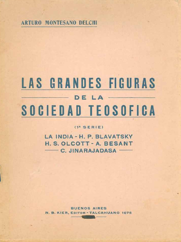 Montesano Delchi, A. (1929) Las Grandes Figuras de La Sociedad ...