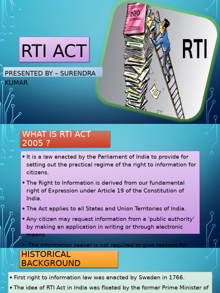 RTI Act | PDF