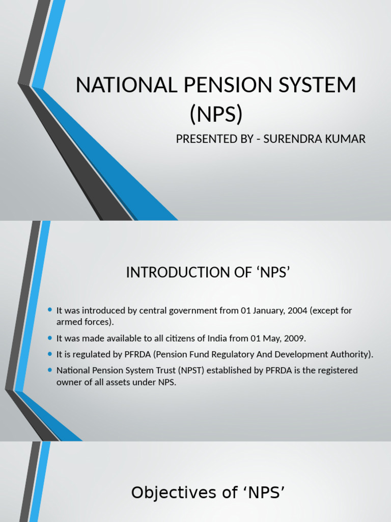 National Pension System (NPS) | PDF