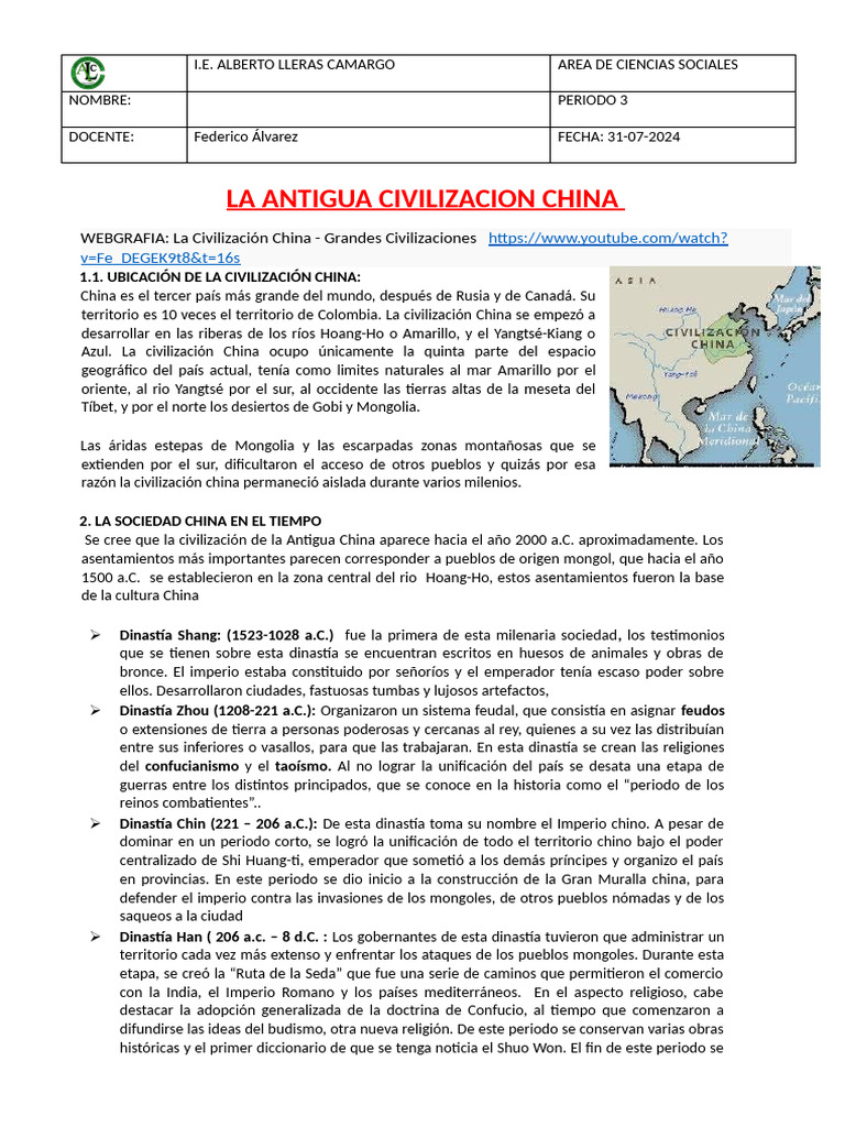 GUIA IMPERIOS ASIATICOS #1 Delimitada | PDF