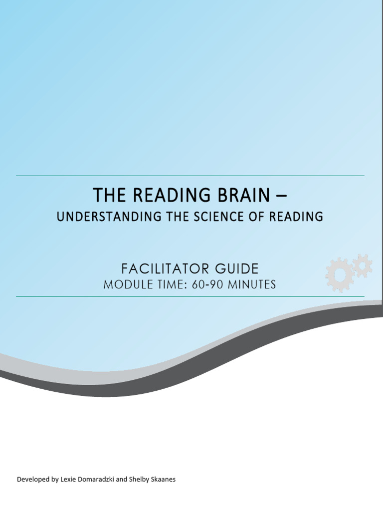 The Science of Reading - Facilitator Guide | PDF