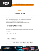 Common Cadences in Major/Minor Keys | PDF