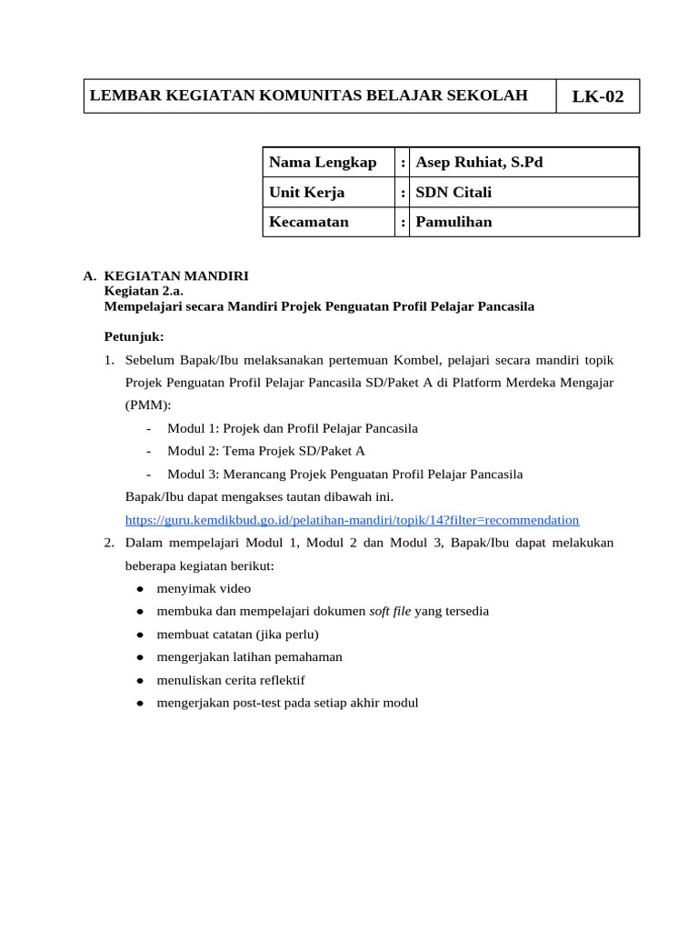 Lk 02 Pak Asep Pdf