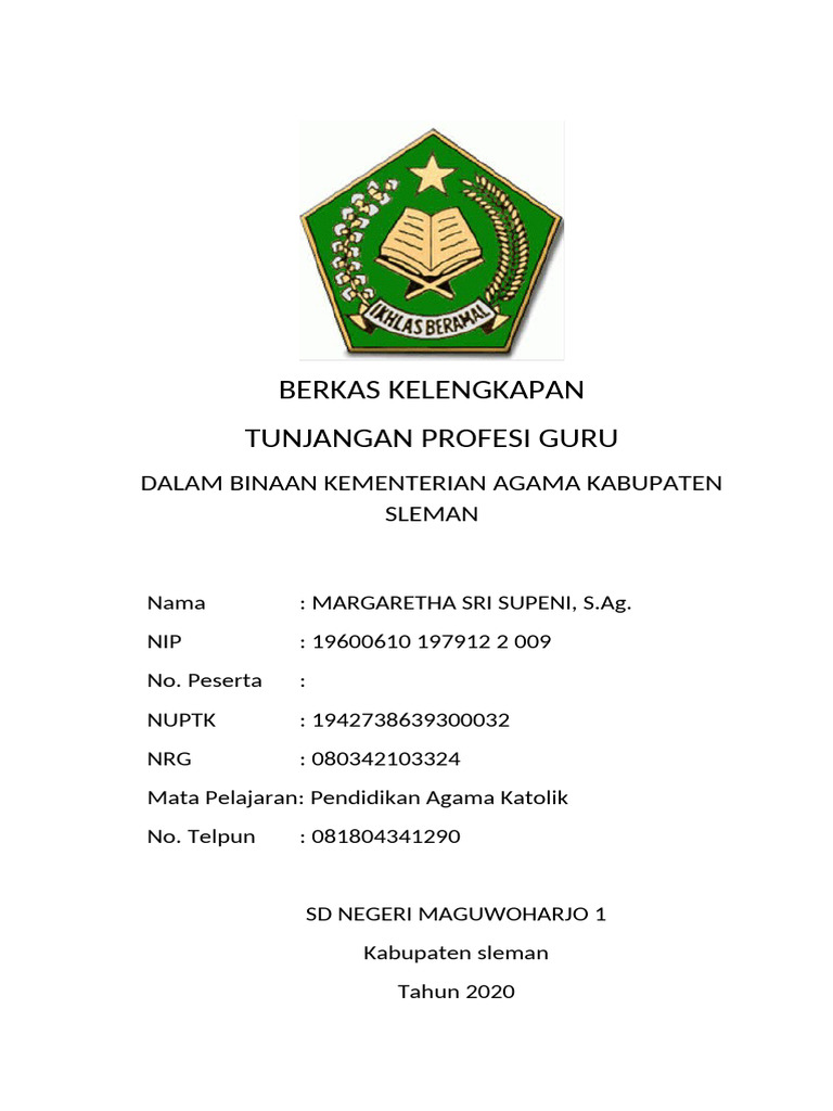 Cover (Sampul) & Lembar Pembatas | PDF