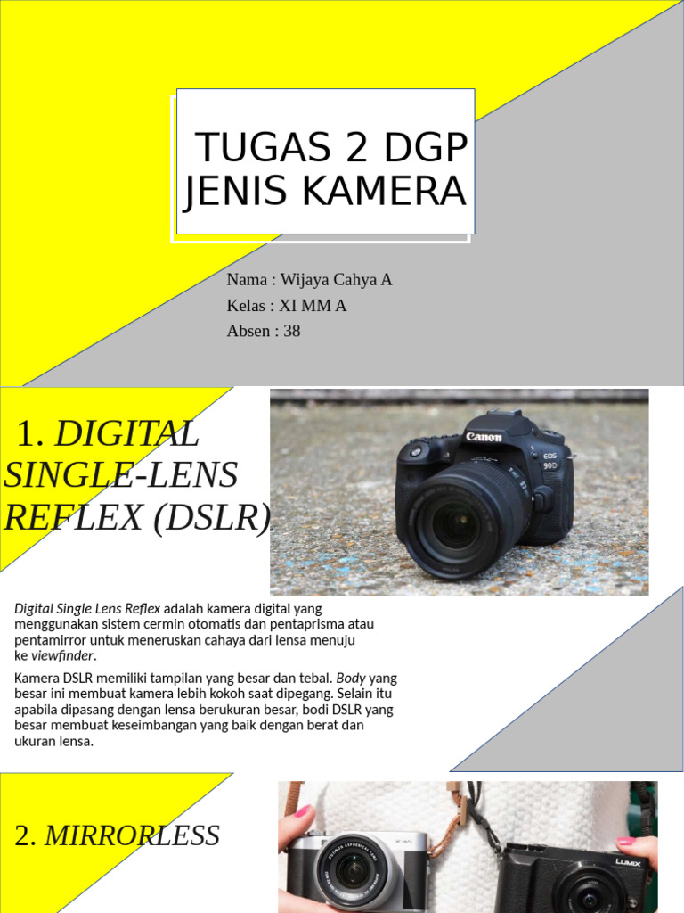 DGP Jenis Kamera | PDF