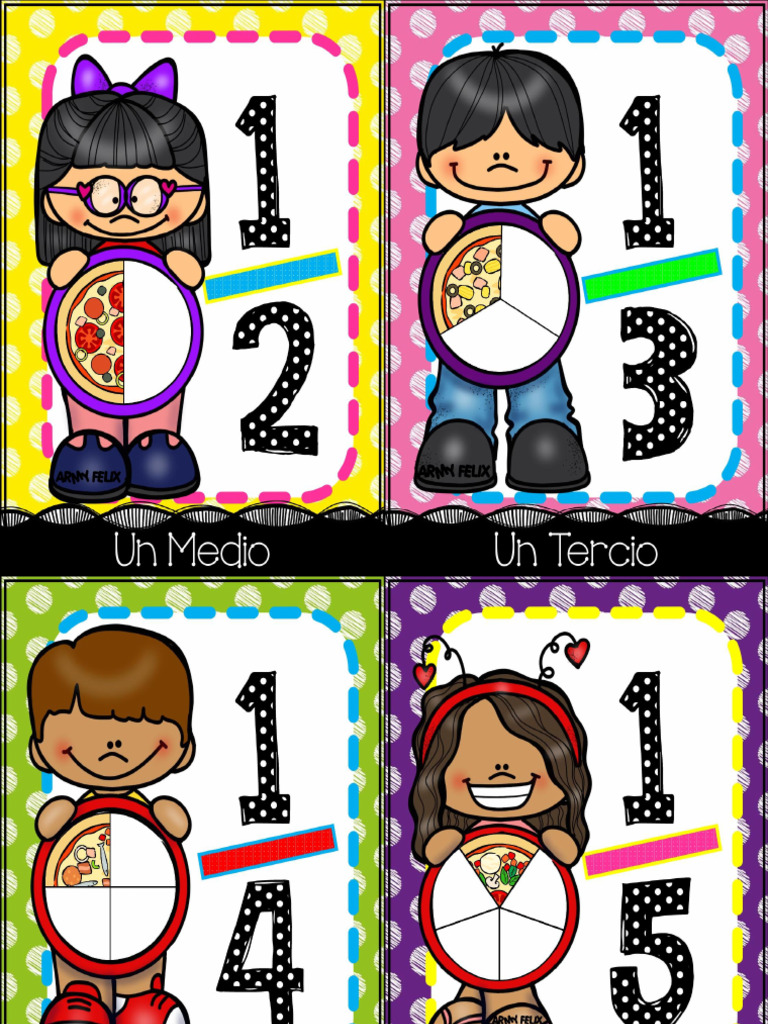 Carteles de Fracciones | PDF