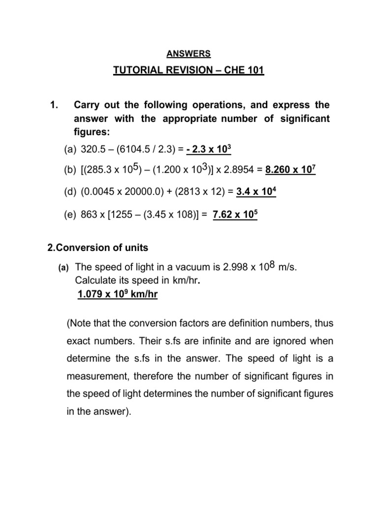 Topic 1 Revision Question Answers | PDF