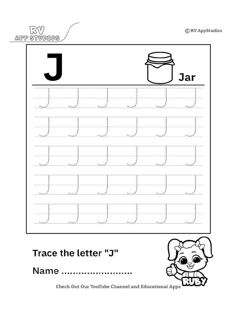 179 Uppercase Letter Uppercase Letter J | PDF