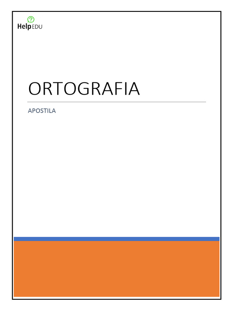 Apostila de Ortografia | PDF