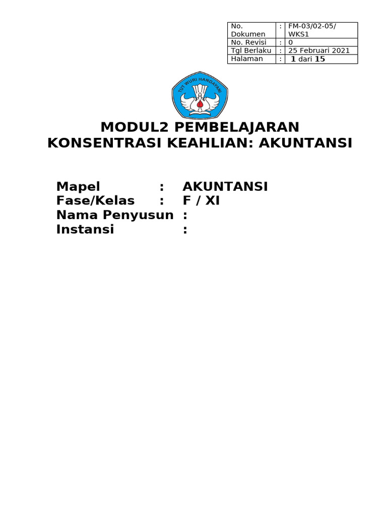 OK MODUL AJAR 2 Akuntansi Dagang Dan Manufaktur | PDF