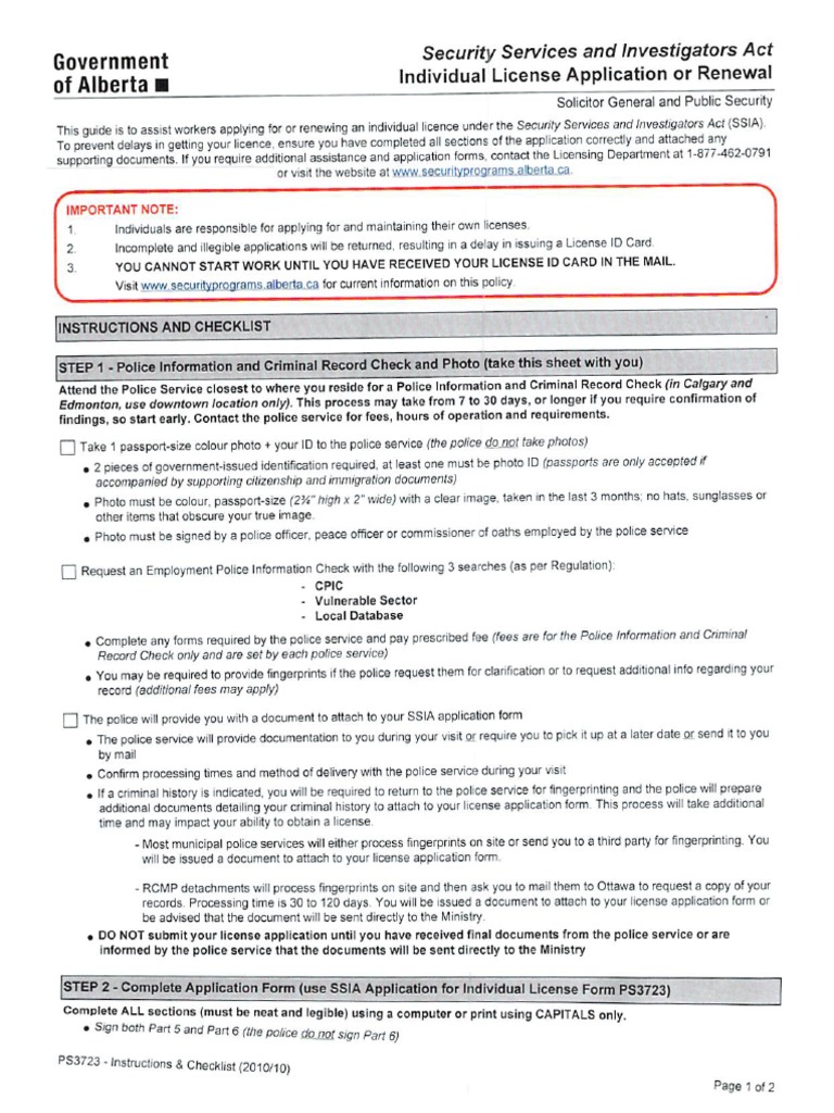 Individual License Application-Renewal Form and Guide (PS3723) | PDF