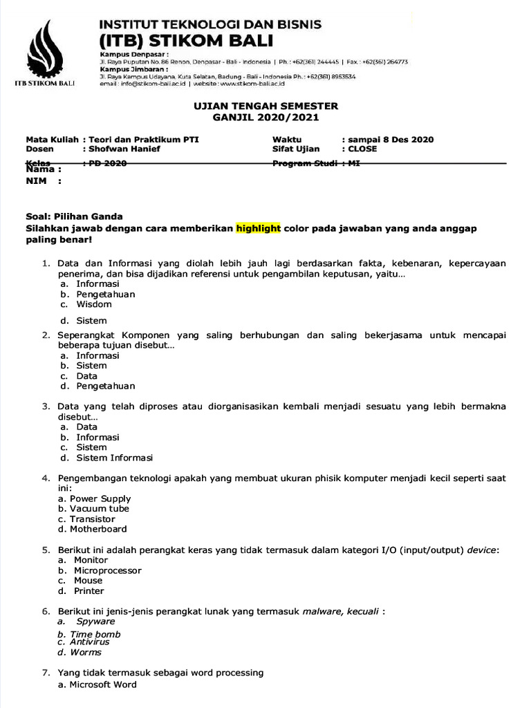 4 Pranata Komp Pdf-Uts-Pti-Ke-Pd202 - Compress | PDF